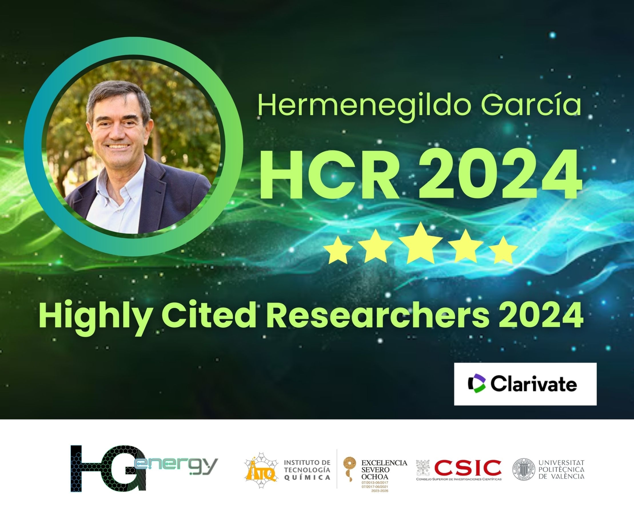Hermenegildo García Among the World’s Highly Cited Researchers (HCR ...