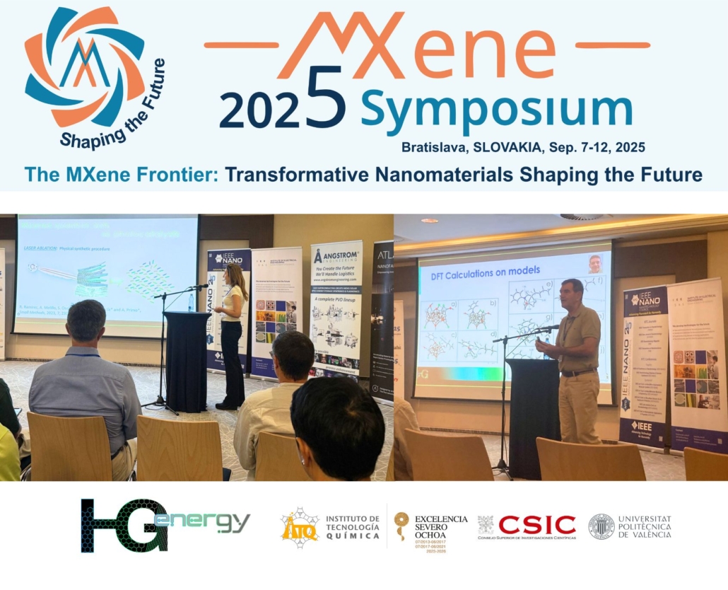 Ana Primo and Hermenegildo García speak today at the MXene Symposium 2025 in Bratislava – HG-energy